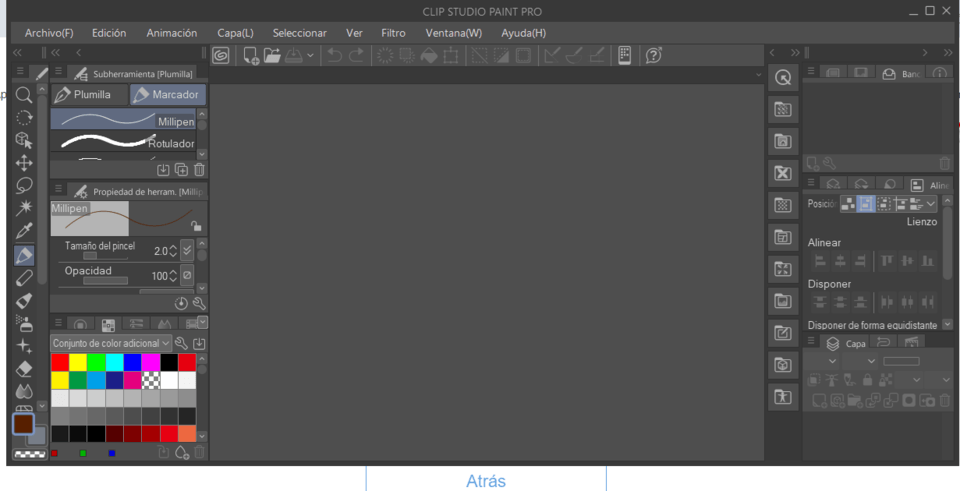 barre de défilement - CLIP STUDIO ASK