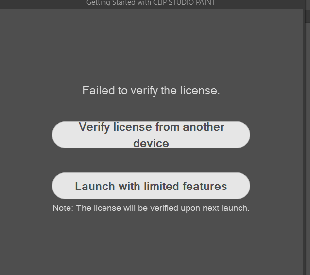 Is there any way to get my license back???? - CLIP STUDIO ASK