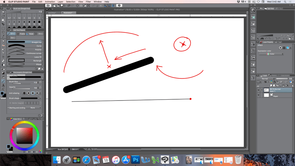 Curve tool issue - CLIP STUDIO ASK