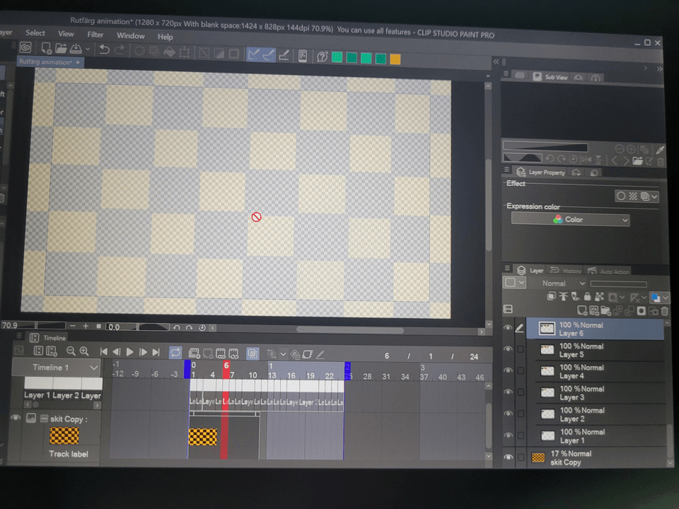 I've created an animation but it won't let me continue animating and my ...
