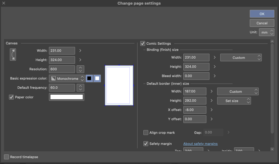 흑백 이미지를 PDF로 내보낸 결과 용량이 30MB가 넘습니다. 이유가 무엇일까요? - CLIP STUDIO ASK