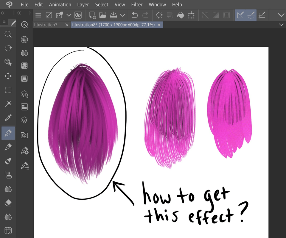How to get blending effect when creating a brush? - CLIP STUDIO ASK