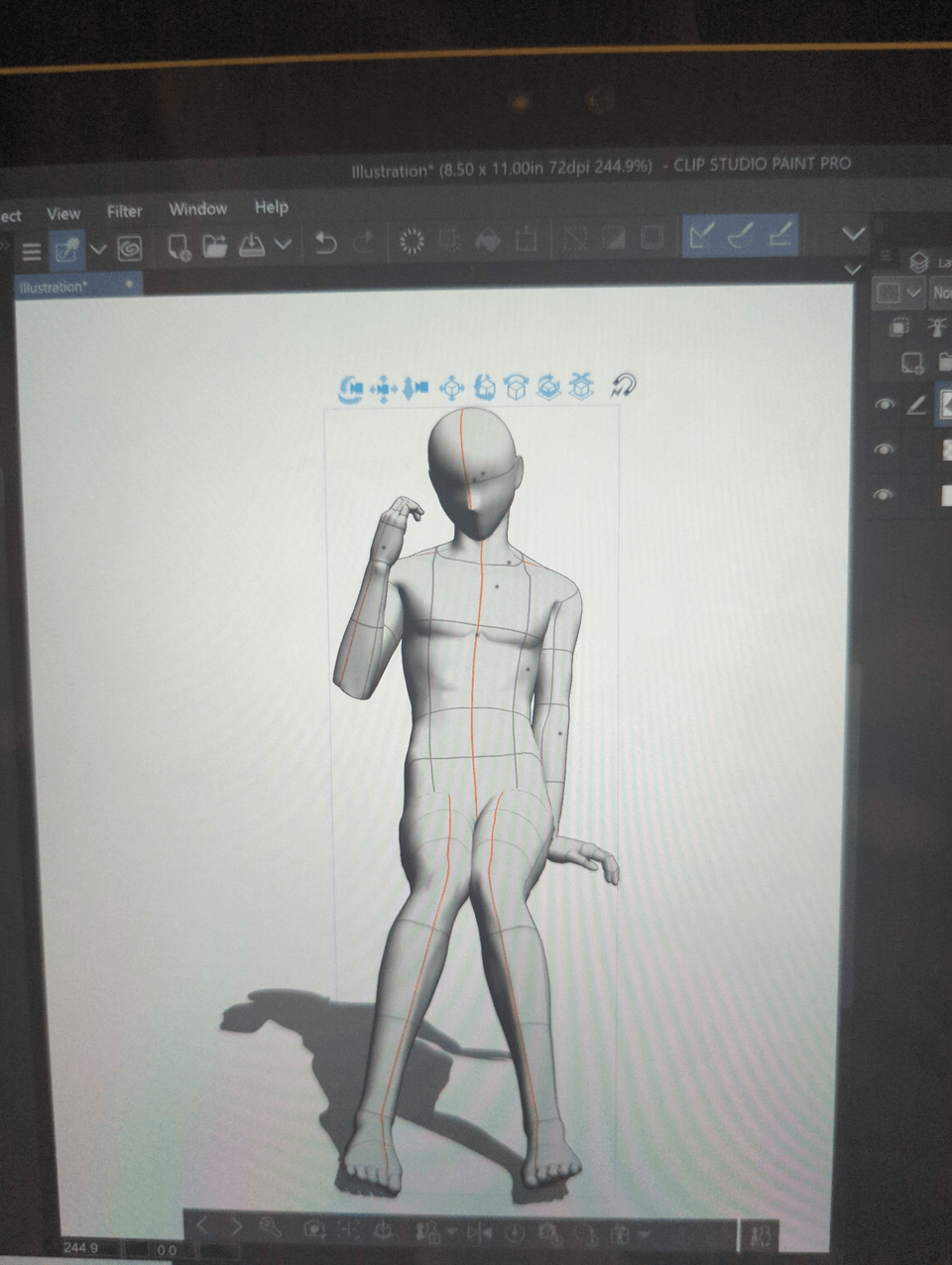 Not able to move or reposition 3d models. - CLIP STUDIO ASK
