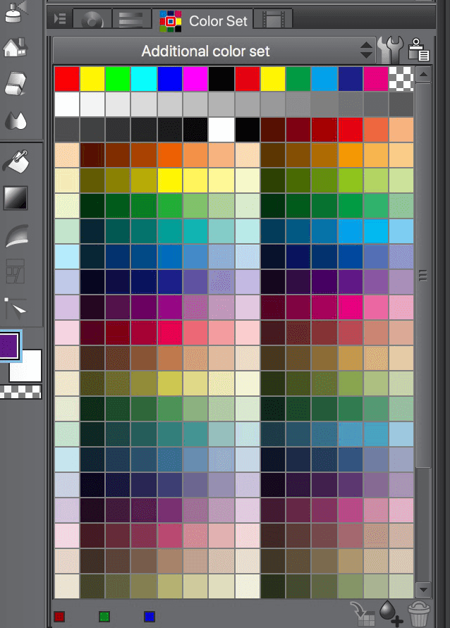 How to sort color sets from light to dark? - CLIP STUDIO ASK