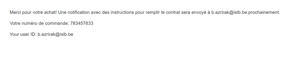 Wrong email address given for my order - CLIP STUDIO ASK