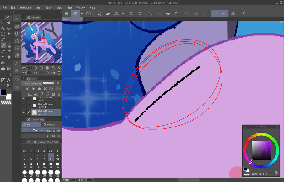 Jagged pixel lines wont go away - CLIP STUDIO ASK