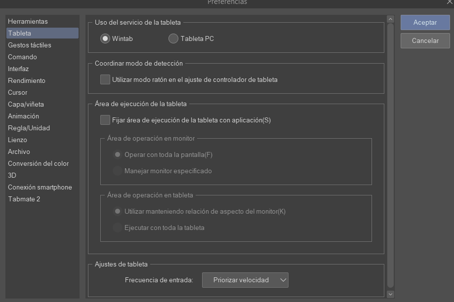 My Windows Ink pressure isn't working. - CLIP STUDIO ASK