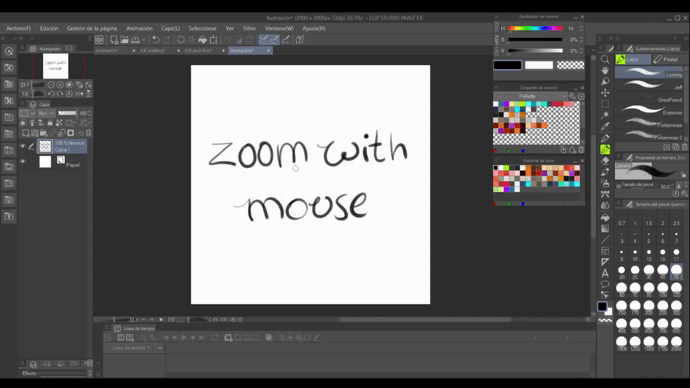 Zoom in/out doesn't work correctly using graphics tablet - CLIP STUDIO ASK