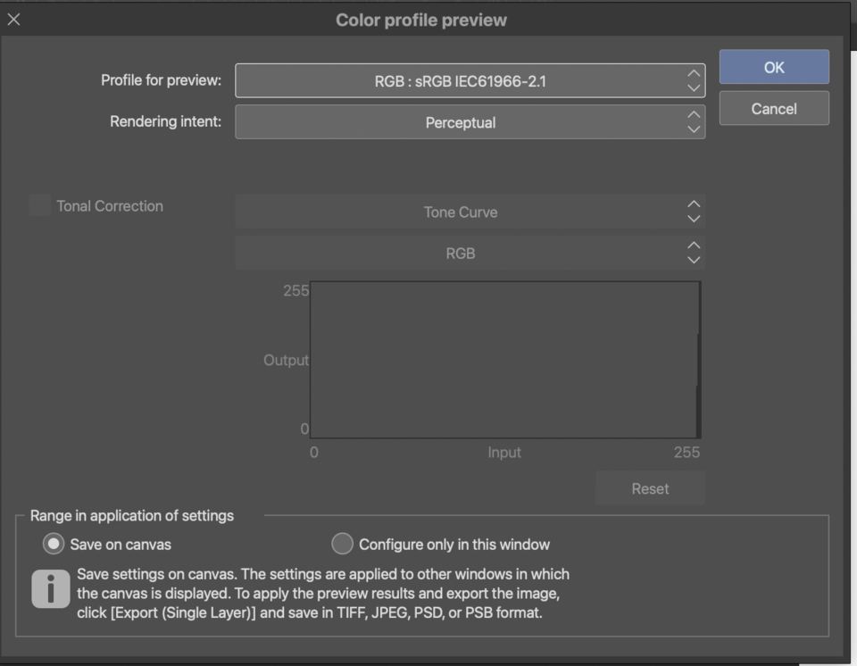 sRGB Color Profile - CLIP STUDIO ASK
